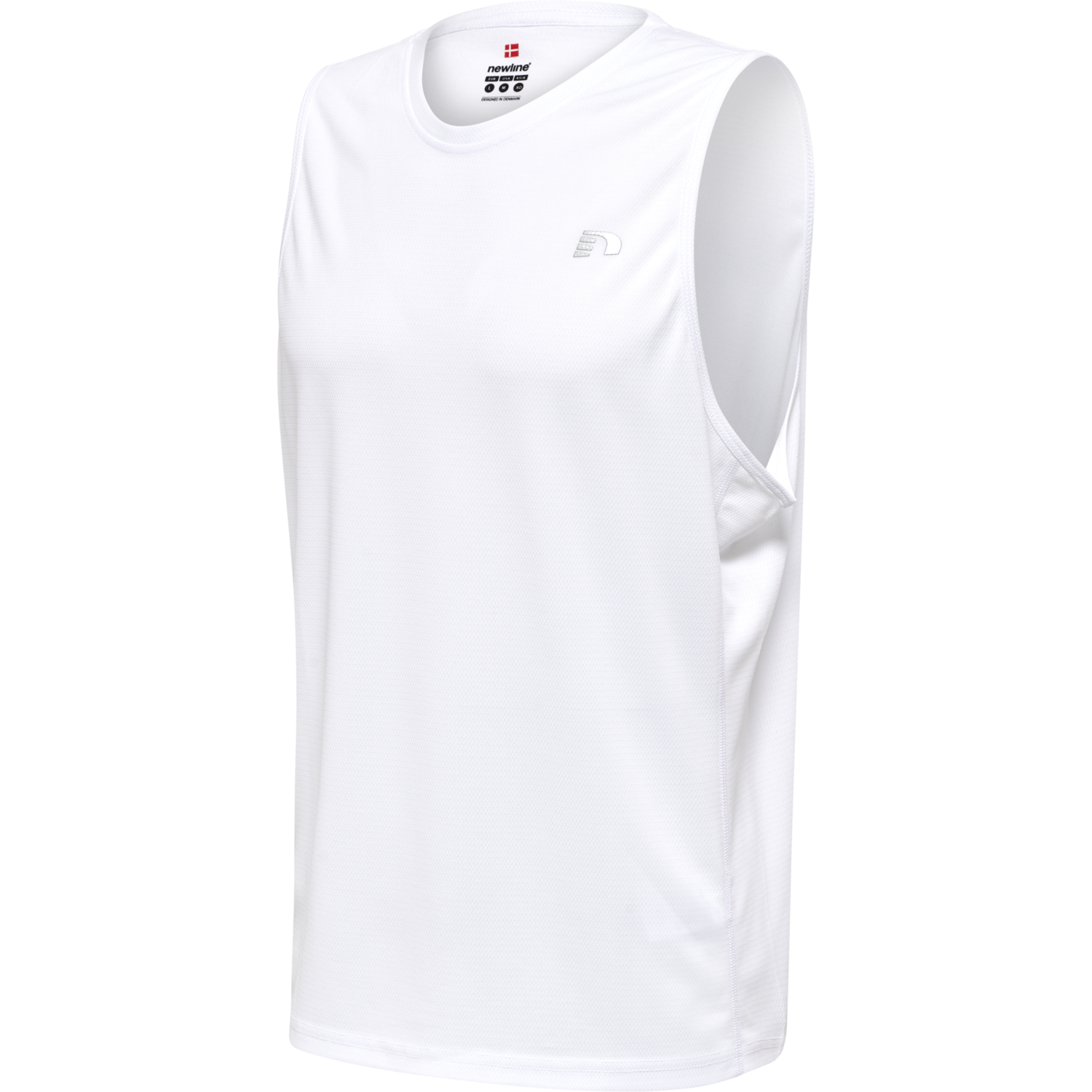 Newline MEN CORE RUNNING SINGLET - WHITE | newlinesport.com